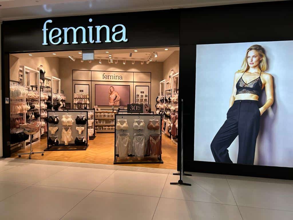 "FEMINA" רשת החזיות וההלבשה התחתונה מתרחבת ופותחת 3 סניפים חדשים ...